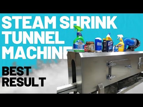 ONLINE STEAM SHRINK TUNNEL | SHRINK LABELING MACHINE