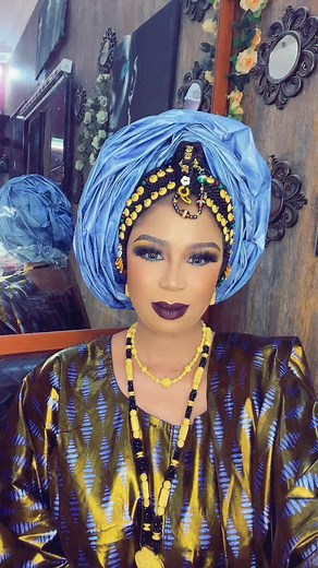 Traditional Attire Showcase with Vibrant Details