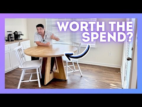 Testing the LITTLE TREE Round Dining Table: Build Quality & Design Breakdown