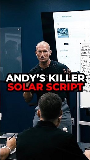 ANDY’S KILLER SOLAR SCRIPT // text “SKILL” to 918-210-0254