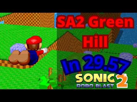 SA2 Green Hill in 29.57 as N64 Mario (PB) SRB2