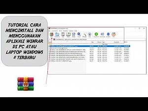 CARA INSTALL DAN MENGGUNAKAN APLIKASI WINRAR DI PC DAN LAPTOP WINDOWS 11 TERBARU