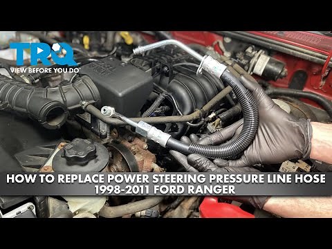 How to Replace Power Steering Pressure Line Hose 1998-2011 Ford Ranger