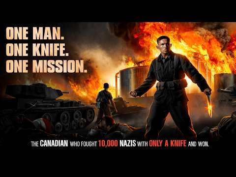 The Canadian Who Fought 10,000 Nazis With Only A Knife And Won