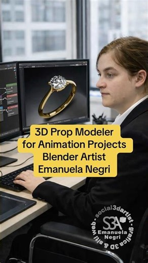 3D Prop Modeler for Animation Projects | Blender Artist – Emanuela Negri