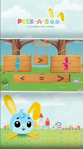 Fraction Comparison Game for Kids: Greater Than, Less Than, Equal To | Fun Educational Activity