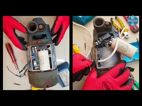 How To Replace a Water Pump Capacitor And Power Cable