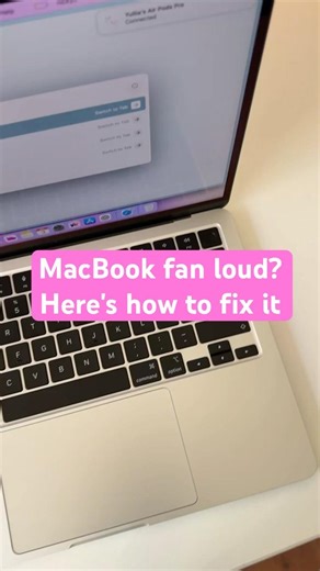 Here's why your MacBook is making fan noise #shorts