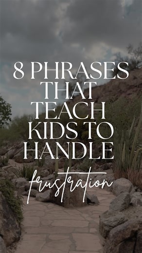 Brittany | Positive Parenting & Early Childhood Expert on Instagram: "Little learners get frustrated fast when something feels “too hard.” But with the right words, we can help them push through challenges instead of giving up. ✨ Try these 8 simple phrases the next time your child feels stuck. They teach patience, resilience, and the power of yet, all skills that set them up for long-term success in school and in life. SAVE this reel so you’ll have the phrases handy for the next meltdown moment.
