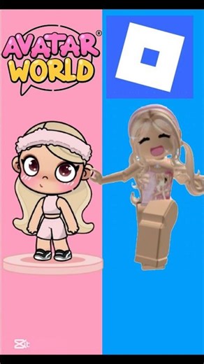 Skins in Avatar World or roblox???#tocaboca #avatarworld #tocabocasecrettoca