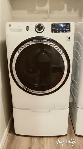 GE front load washer shaking violently during spin cycle|| W/M # washingmachine #wm #thrustwasher