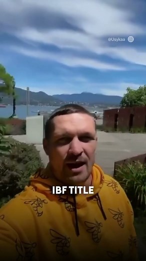 Oleksandr Usyk vacates his IBF heavyweight world title 👀