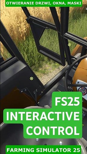 Mod Interactive Control do Farming Simulator 25