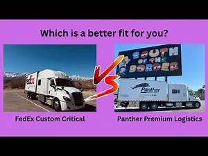 Fedex Custom Critical vs Panther Premium Logistics