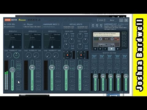 Voicemeeter Banana and Virtual Audio Cable | RECORD SKYPE OBS ETC...