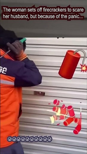 Playful Wife Prank: Firecracker Surprise Turns into Chaos! 🎆😅