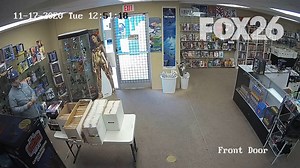 9.6K views · 89 reactions | A man was caught on camera stealing almost $1,000 worth of collectables from Legends Comics and Games in Clovis. https://bit.ly/3nGnE3T | FOX26 | Facebook
