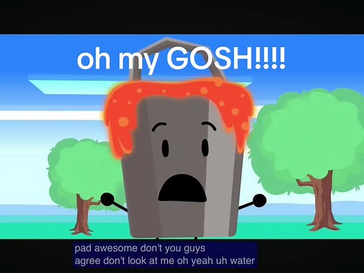 TDOS Computer vs. Inanimate Insanity Water: Lava Bucket x Water Bottle Kiss