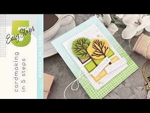 CARDMAKING IN 5 EASY STEPS | Create a Fall Card: Spellbinders Autumn Archives Tutorial