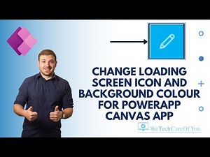 Change loading screen icon and background colour for PowerApp Canvas App
