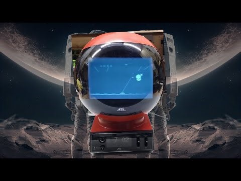 (1970) JVC VideoSphere Model 3241 : Astronaut Helmet TV