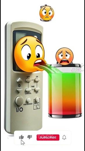 Remote Discharge Battery🪫#3danimation #cartoon #phonk #fyp