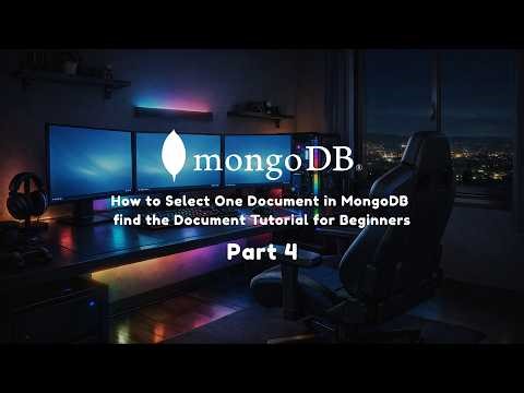 MongoDB | How to Select One Document in MongoDB | find the document Tutorial for Beginners (Part 4)