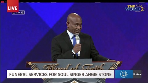 Pastor reads scripture at funeral for Angie Stone, famed soul singer