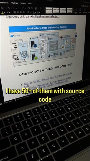 Unlock 50+ data engineering & data analysis project ! #programming #python #bigdata