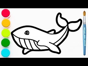 How to Draw a Whale | Step by Step