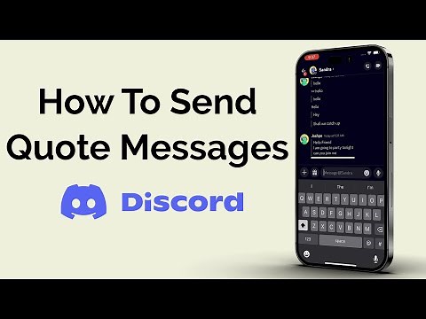 How To Quote Messages On Discord?