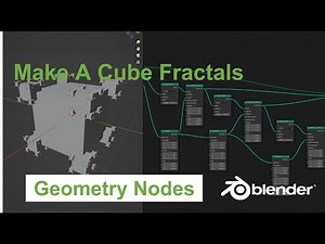 Geometry Nodes - Make A Cube Fractal (Blender 3.1)