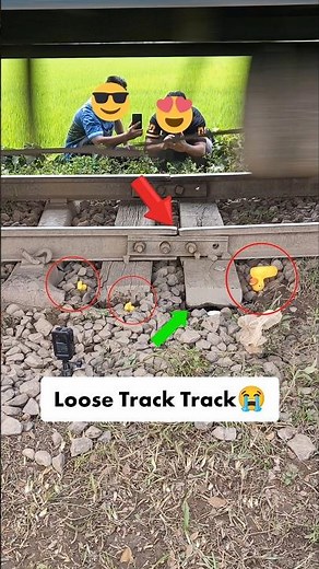 Discovering Poorly Maintained Rail Tracks 😓😫 #maintenance #Poor #Weak #discovering #Train #railtrack