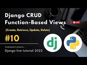 Live - #10 | CRUD operation in Django with MySQL | All in One Video | Codelopment