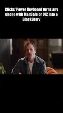 This Keyboard Turns Your Phone Into a BlackBerry… AND Charges It 😱