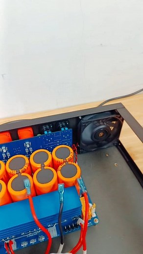 Automatic 2-speed fan feature🔥 #cbzproject #amplifierfancontrol #2speedfancontrol | cbz project