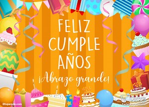 Tarjeta para cumpleaños especial, tarjetas de Cumpleaños