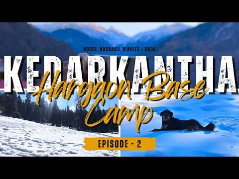 Kedarkantha Trek Ep.2 | Kotgaon to Hargaon Base Camp | -10°C Night | Snow & Forest Trek