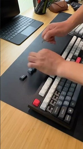 Upgrading the Keychron K10 Pro white Keychron Double Shot OSA PBT Front Printed Keycaps #keychron