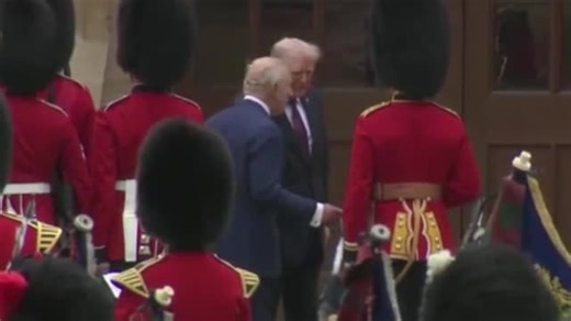 King Charles tells Trump to 'watch the sword' after Guard of Honour at Windsor Castle