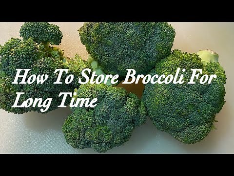 How to store broccoli 🥦 in freezer # how to keep broccoli in long time/broccoli preparation tips