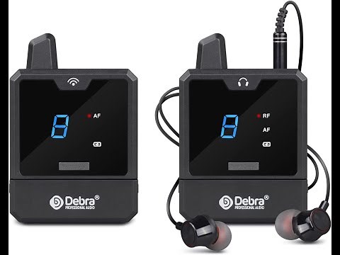 How to use D Debra Audio PRO ER-Mini UHF Portable Wireless in-Ear Monitor System