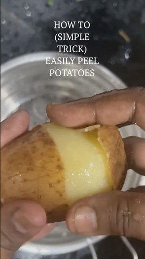 Best Potato Peeling Hack: Peel Potatoes Faster Than Ever