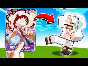 One Card Decides our ONE PIECE Power in Minecraft