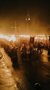 Shetland’s incredible fire Festival Up Helly Aa with 1000 burning torches 🔥 . Shetland is home to one of Scotland’s most interesting inspiring and unique winter festivals, Up Helly Aa, which celebrated the islands Norse traditions. The procession begins with a spectacular parade of Viking warriors and guisers marching with flaming torches, before a replica longship is set alight. Up Helly Aa is held annually on the last Tuesday of January. Wondering how to get to Shetland? Check out Loganair or