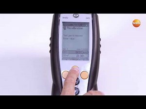 testo 340: Performing recalibration (7/12) | Be sure. Testo