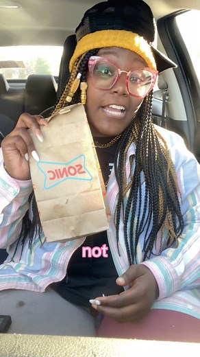 1.1M views · 136K reactions | Full video of my sonic interaction .. I literally was there to eat some sonic cookies ! (review of the sonic cookie dough bites @authenticteecee) | Authenticteecee | Facebook