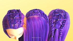 1M views · 11K reactions | Para este lindo Peinado puedes usar las gomas/ligas del color de tu preferencia, pueden ser de un solo tono o de colores variados. | Belleza sin Límites | Facebook