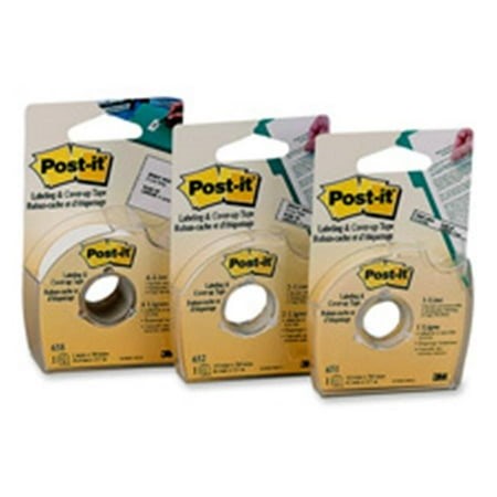 3M MMM652 Cover Up And Labeling Tape- 2 Line Roll- 1-3in.x700in.- White - Walmart.ca