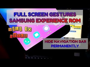 How To Install Edge Gestures On Samsung Experience ROM | Hide Navigation Bar Permanently